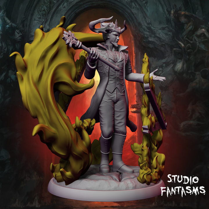 3D Printable Asmodeus, King of Hell by Studio Fantasms
