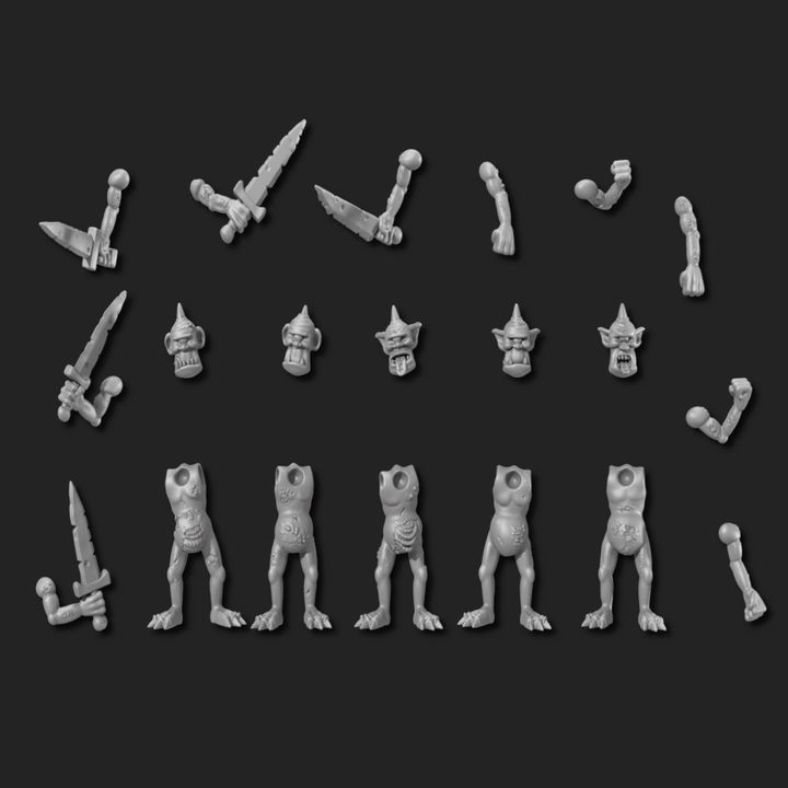 3D Printable Lesser Demons of Pestilence by Celtic Miniatures