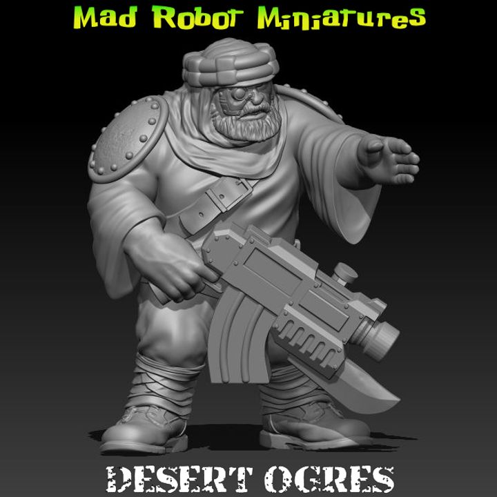 3D Printable Desert Ogres by Mad Robot Miniatures
