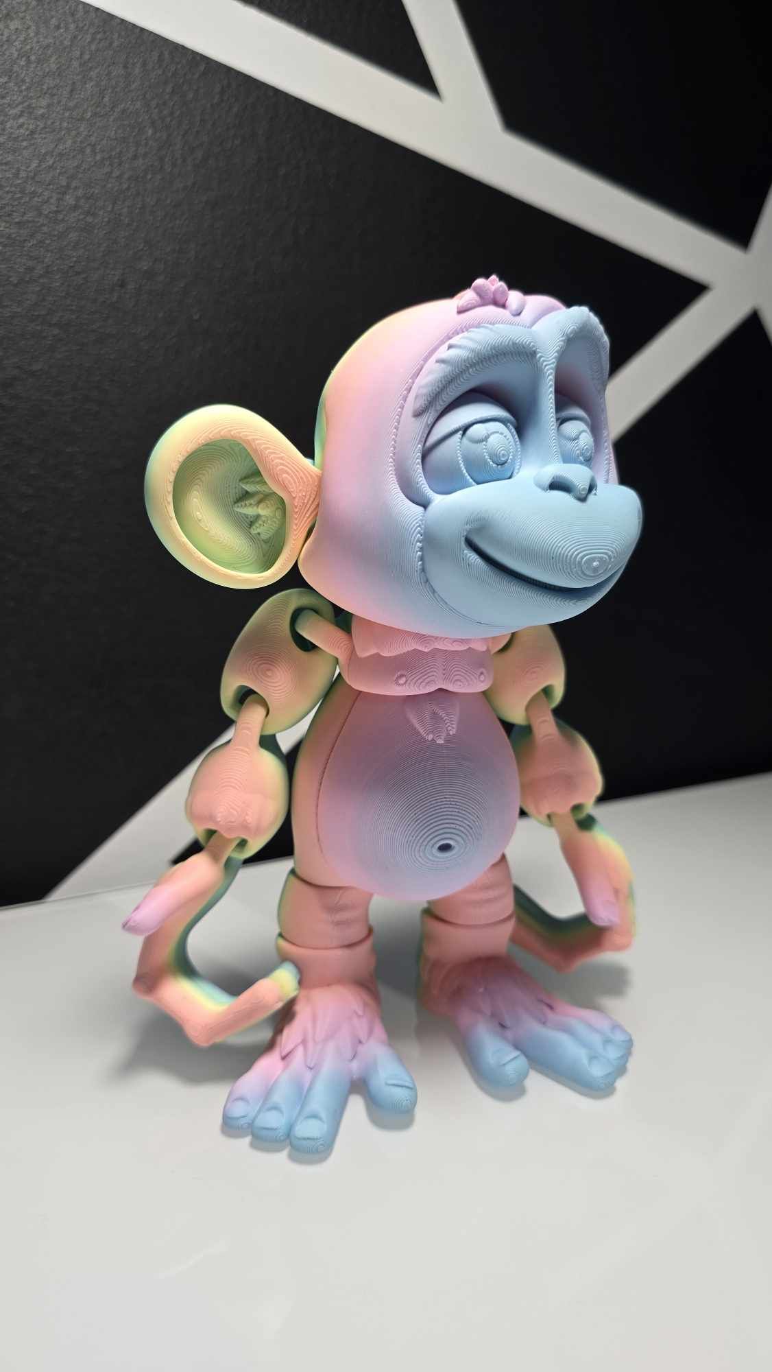3D Printable Flexi Factory Monkey, Banana and Tree with 3MF Files ...