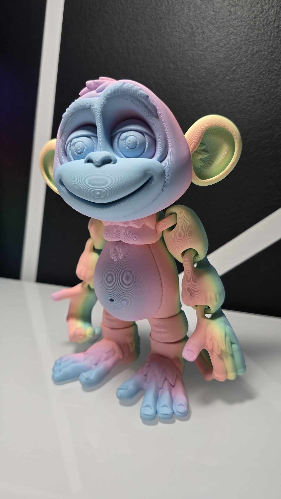 3D Printable Flexi Factory Monkey, Banana and Tree with 3MF Files ...