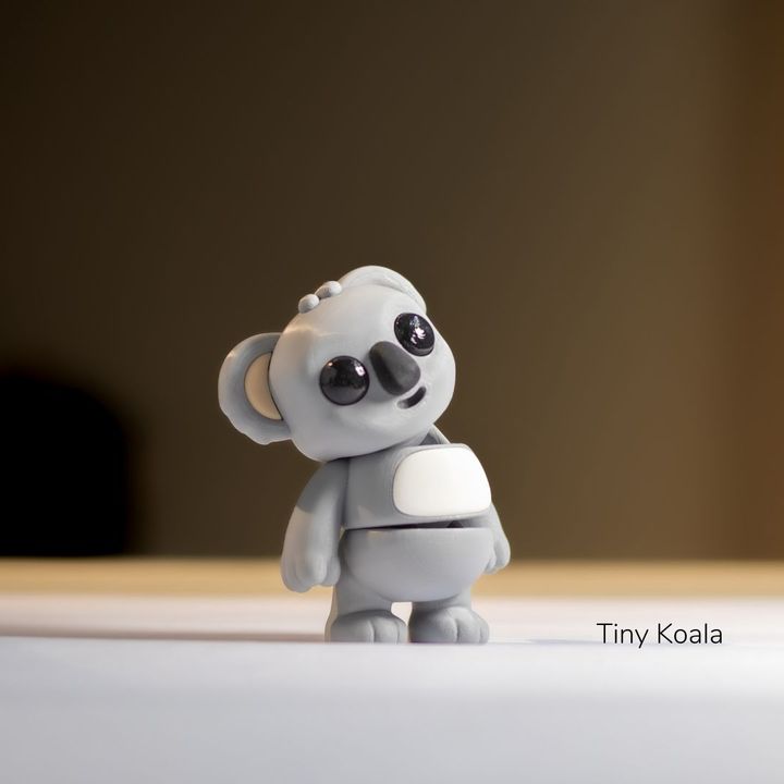 3D Printable Tiny Koala by ZOU3D