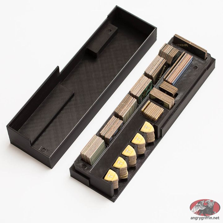 3D Printable D&D - Castle Ravenloft Board Game Insert and Organizer by Jim