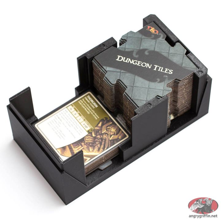 3D Printable D&D - Castle Ravenloft Board Game Insert and Organizer by Jim