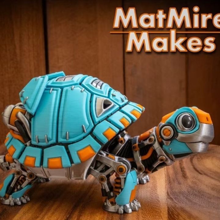 3D Printable Robot turtle 3D printing by JM HE