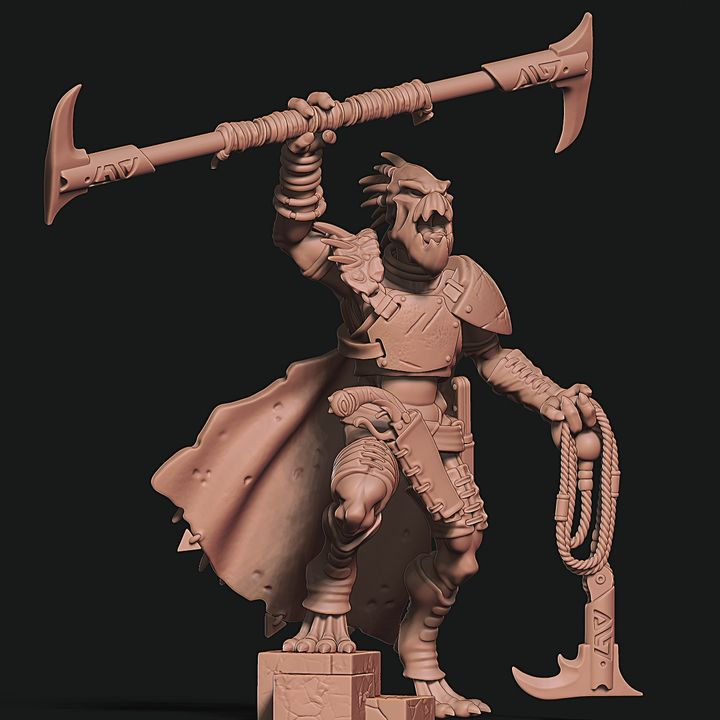 3D Printable Thark - War Shaper - 32mm by TheGoodBrick