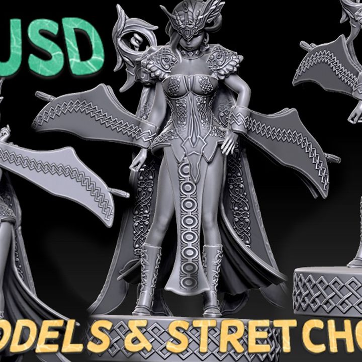 3D Printable MARS QUEEN by Outter Space