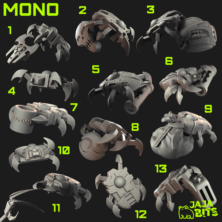 3D Printable Rare Necron Scarabs and Swarms by Olya Strashevych