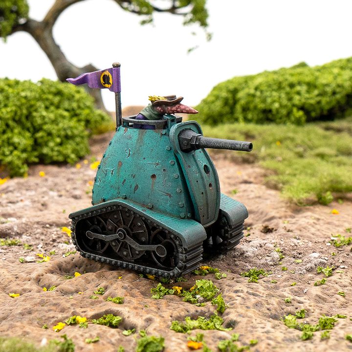 3D Printable Squeedle Squad Tractor by Josh Qualtieri