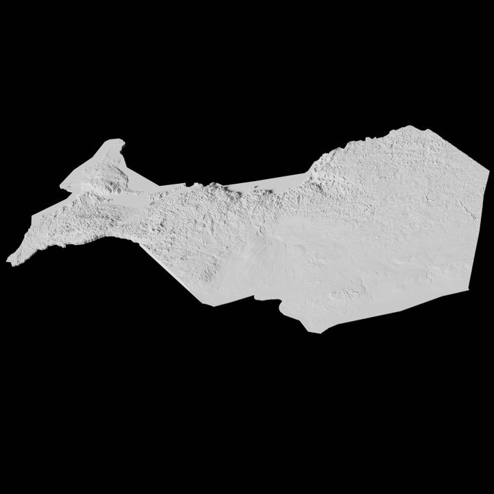 3D Printable Canada Province of Ontario Topographic Map - 3D Terrain ...