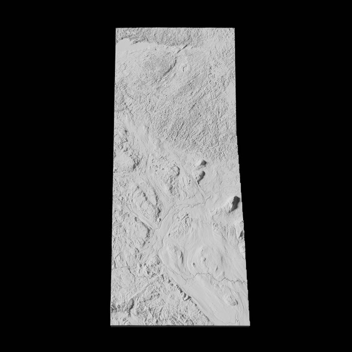 3D Printable Canada Province of Saskatchewan Topographic Map - 3D Terrain Elevation - Relief Map ...