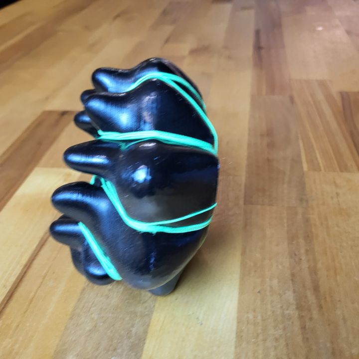 3D Printable Twined Blob Bowl by Ben Bergman