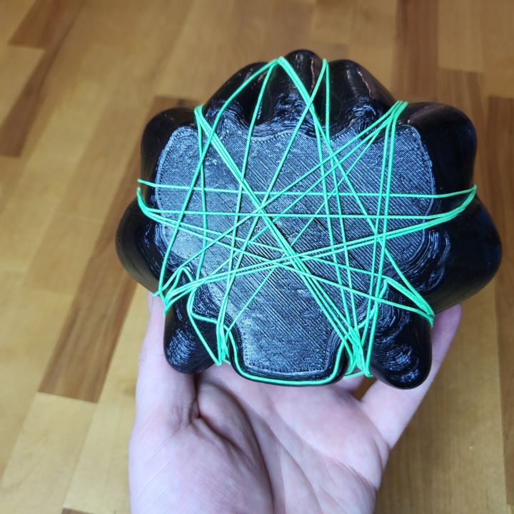 3D Printable Twined Blob Bowl by Ben Bergman