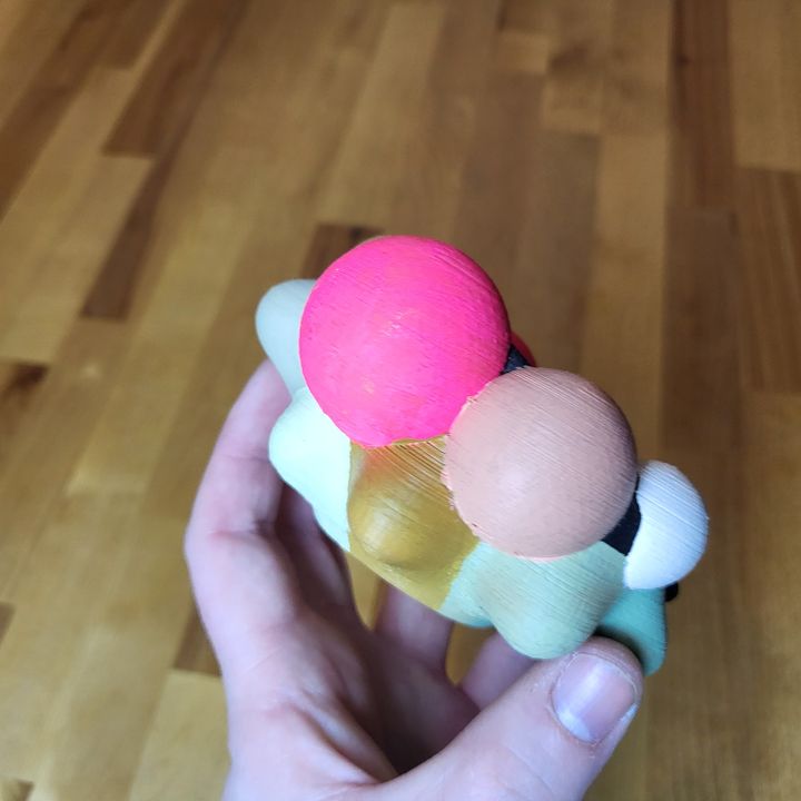 3D Printable Blob Ball Bowl 2 by Ben Bergman