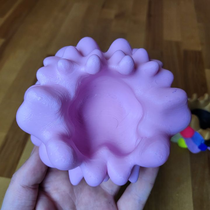 3D Printable Blob Ball Bowl 1 by Ben Bergman