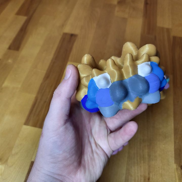 3D Printable Blob Ball Bowl 1 by Ben Bergman