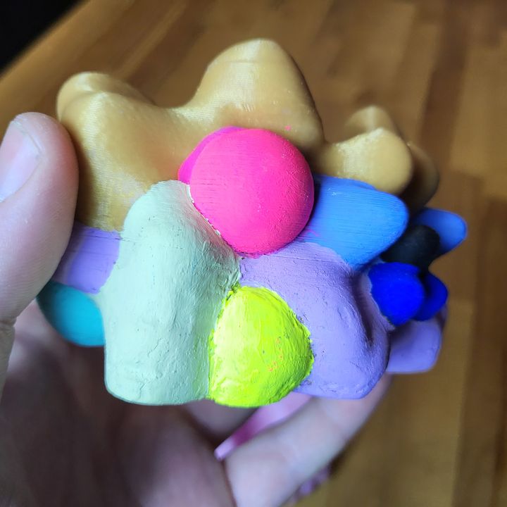 3D Printable Blob Ball Bowl 1 by Ben Bergman