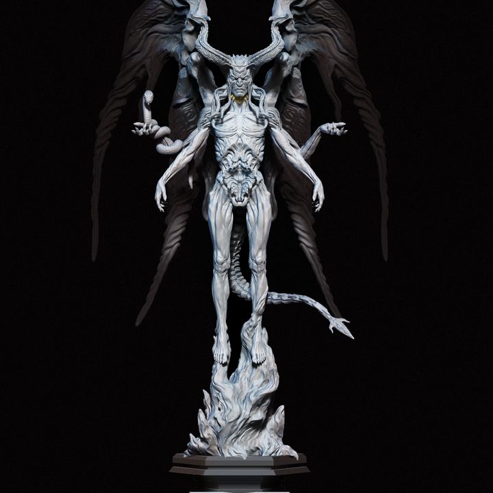 3D Printable Astaroth demon 3D print model by Andrii Akhtyrskyi