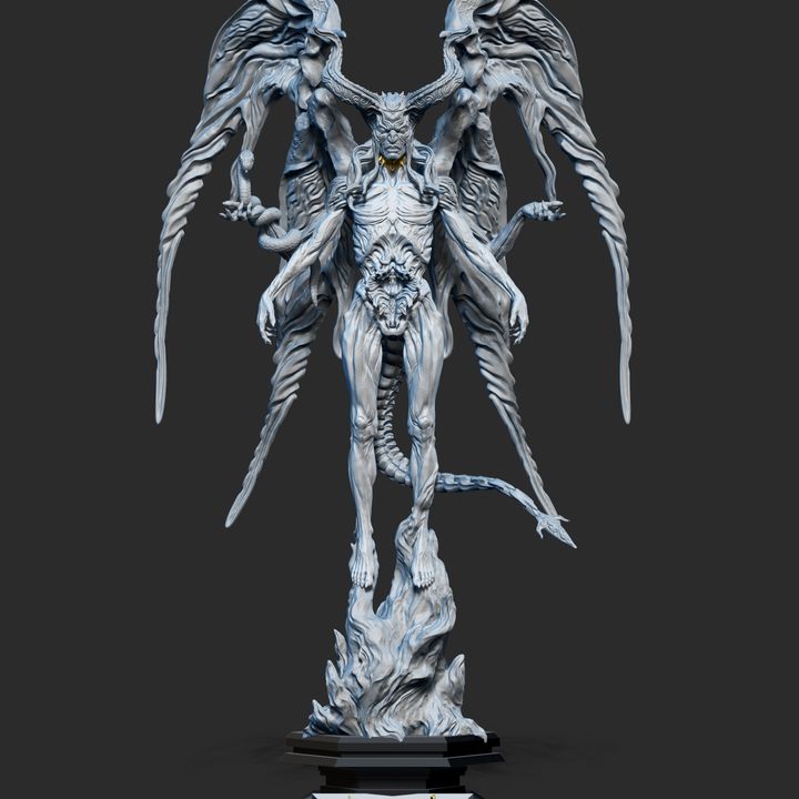 3D Printable Astaroth demon 3D print model by Andrii Akhtyrskyi