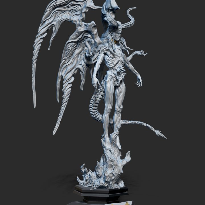 3D Printable Astaroth demon 3D print model by Andrii Akhtyrskyi