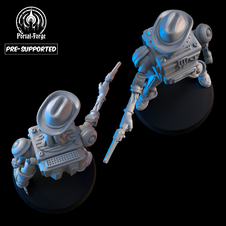 3D Printable Cowbot Eastwood - Presupported by Portal Forge