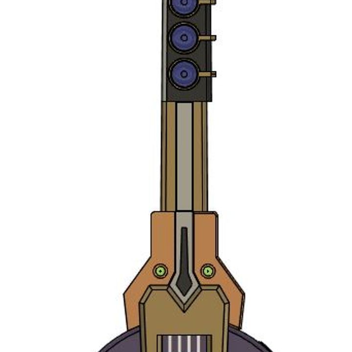 3D Printable Heimerdinger Banjo (Yordle Scaled Prop) - Arcane League of ...