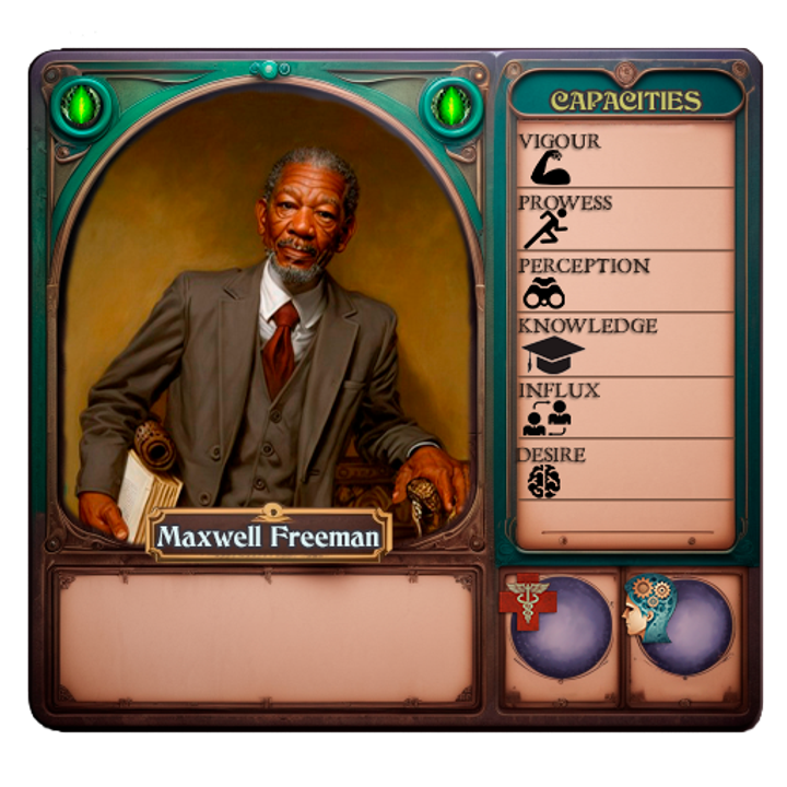 3D Printable MAXWELL FREEMAN by Falcata 3d