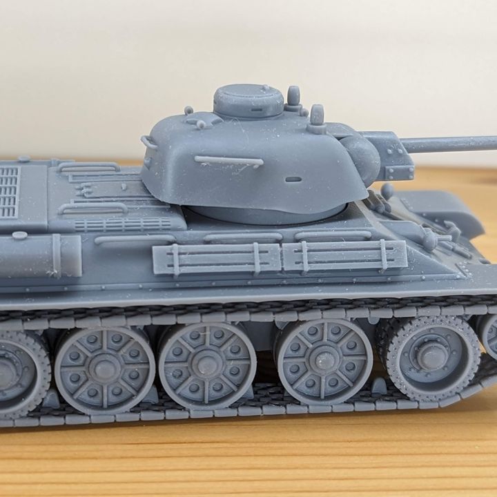 3D Printable T-34/76 Tank (model 1943) (USSR, WW2) by Wargame3d