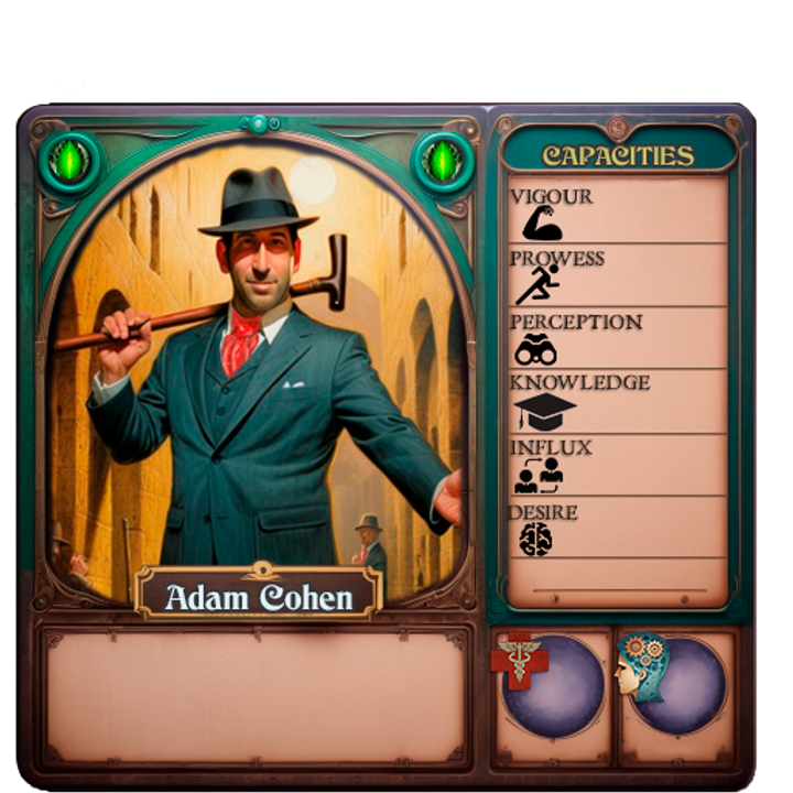 3D Printable ADAM COHEN by Falcata 3d