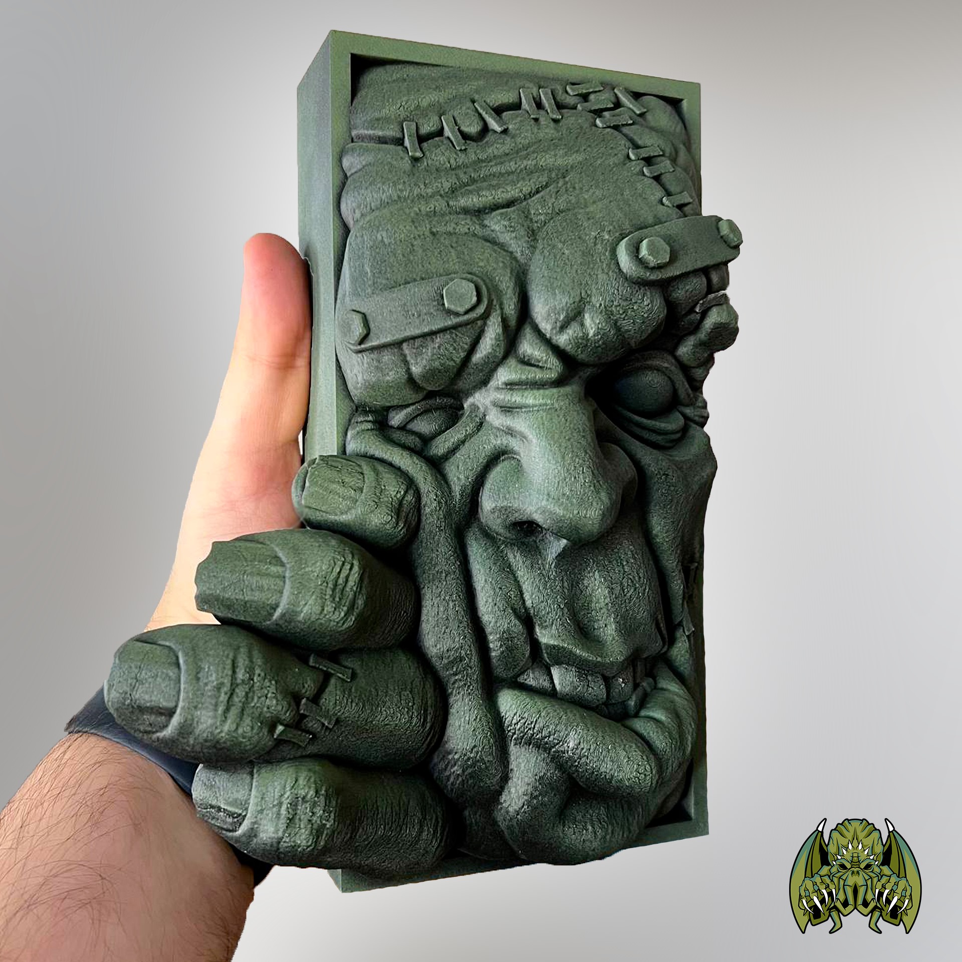 3D Printable Frankenstein Monster Booknook [FDM/ Resin BOOK-NOOK] by Booknook of Madness