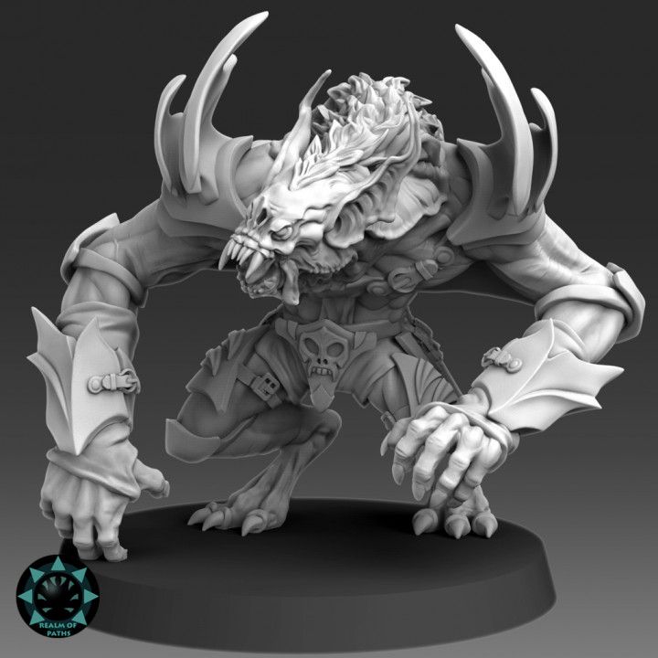 3D Printable Bat Monster - Fantasy Football by Realm of Paths