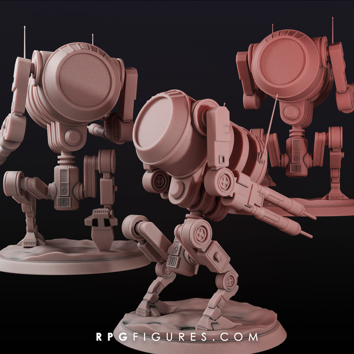 3D Printable Galactic Wars | LR-57 Retail Mech by RPG Figures