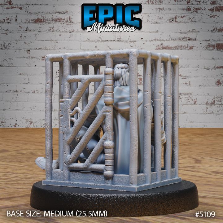 3D Printable Prisoner Set / Captured Human / Prison Inmate / Caught ...