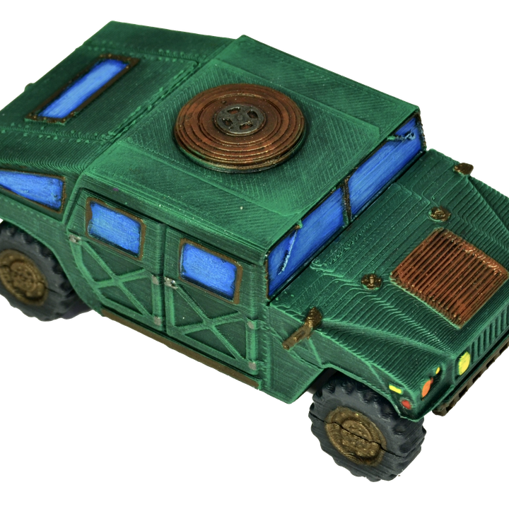 3D Printable Humvee by Dani Amengual