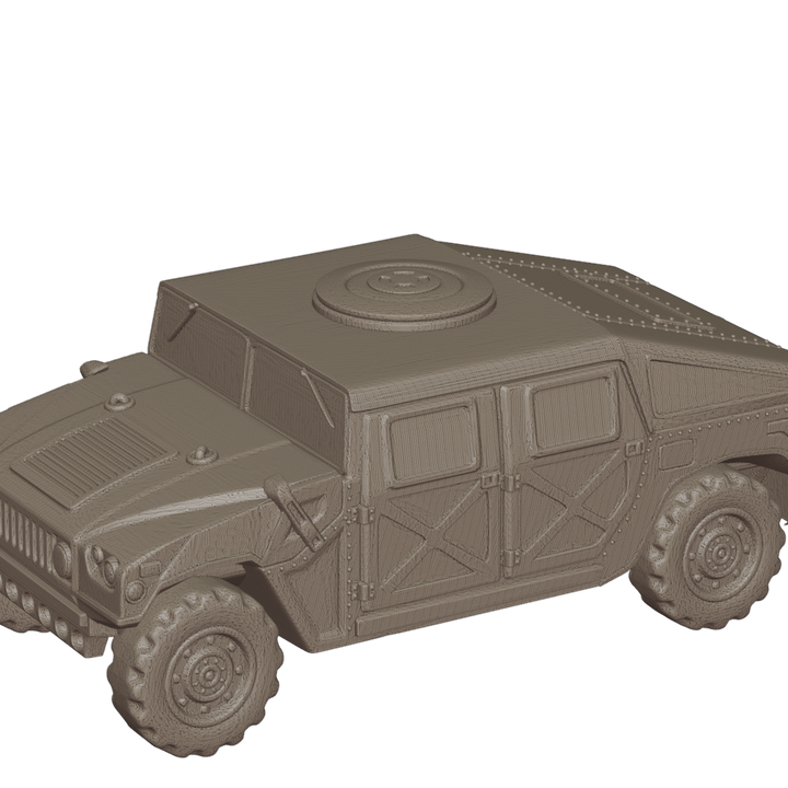3D Printable Humvee by Dani Amengual