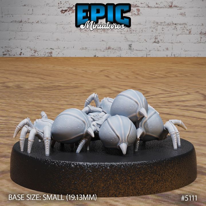3D Printable Spider Swarm Small / Arachnid / Evil Crawler / Nature ...