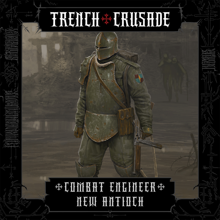 3D Printable Trench Crusade - Combat Engineer - New Antioch by Factory ...