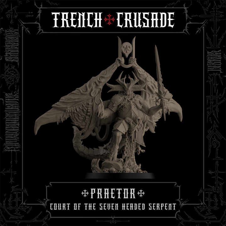 3D Printable Trench Crusade - Praetor - Court of the Seven Headed ...