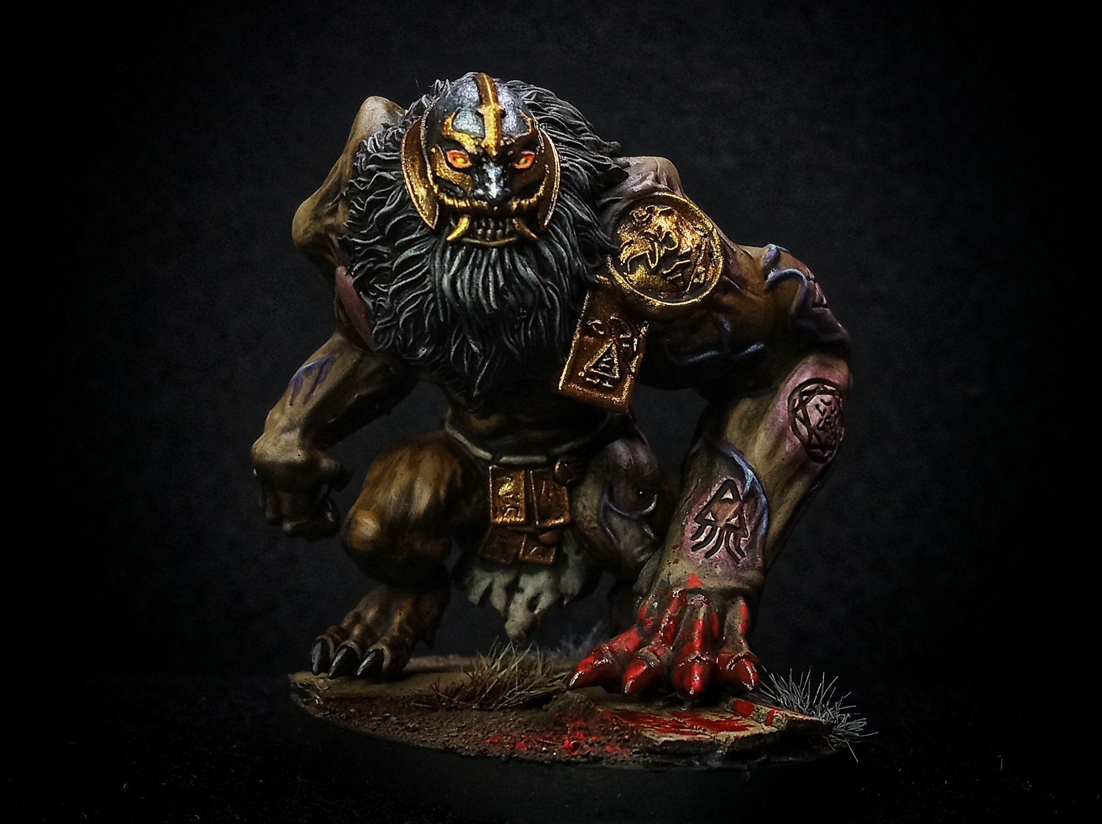 3D Printable Trench Crusade - Lion of Jabir (standing) - Iron Sultanate ...