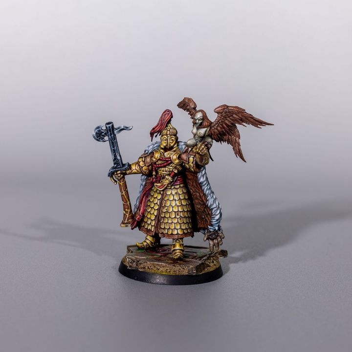 3D Print of Trench Crusade - Yubazi Captain - Iron Sultanate by HC307