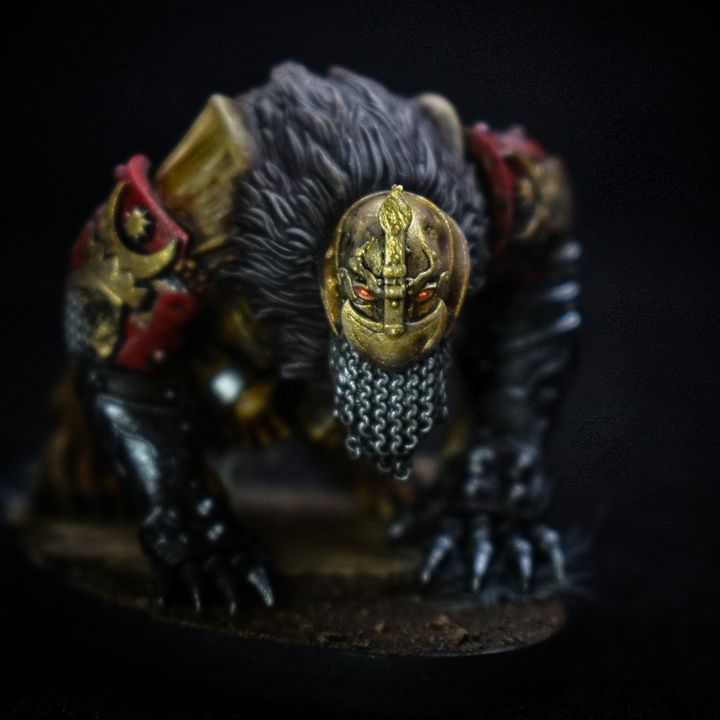 3D Print of Trench Crusade - Lion of Jabir (Stalking) - Iron Sultanate ...