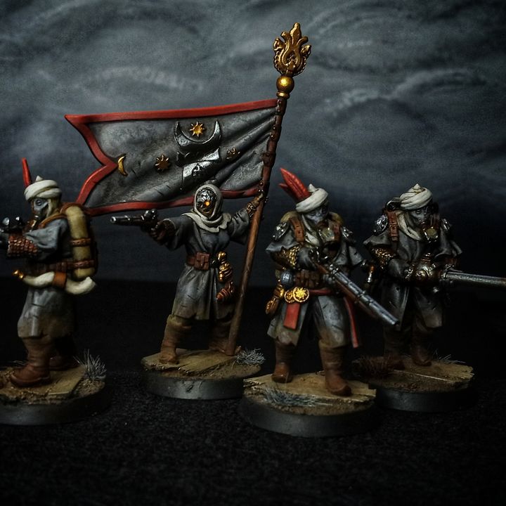 3D Print of Trench Crusade - Azebs - Iron Sultanate by nathanhengst