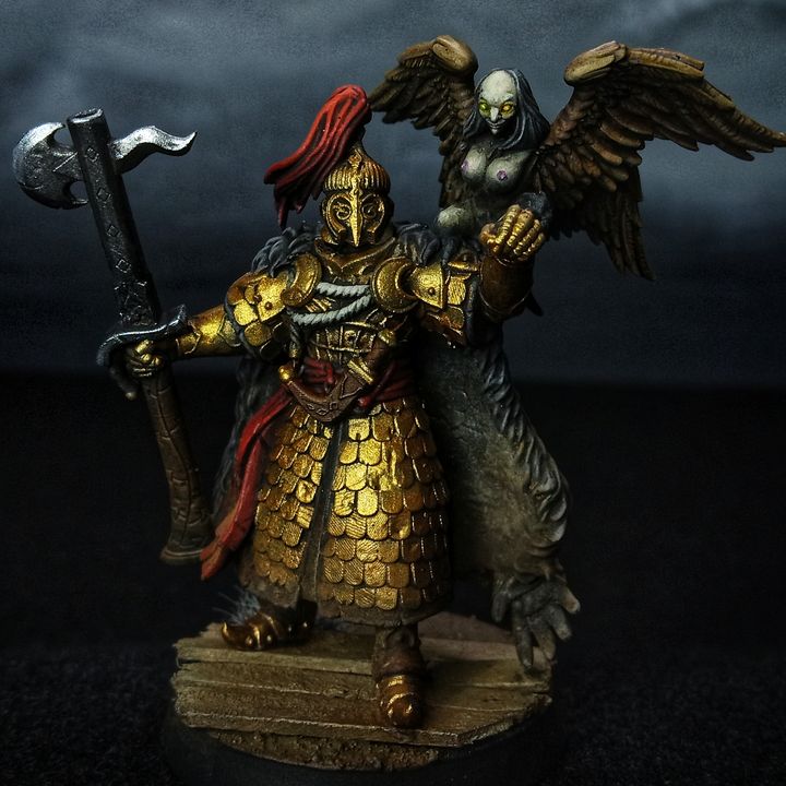 3D Print of Trench Crusade - Yubazi Captain - Iron Sultanate by ...