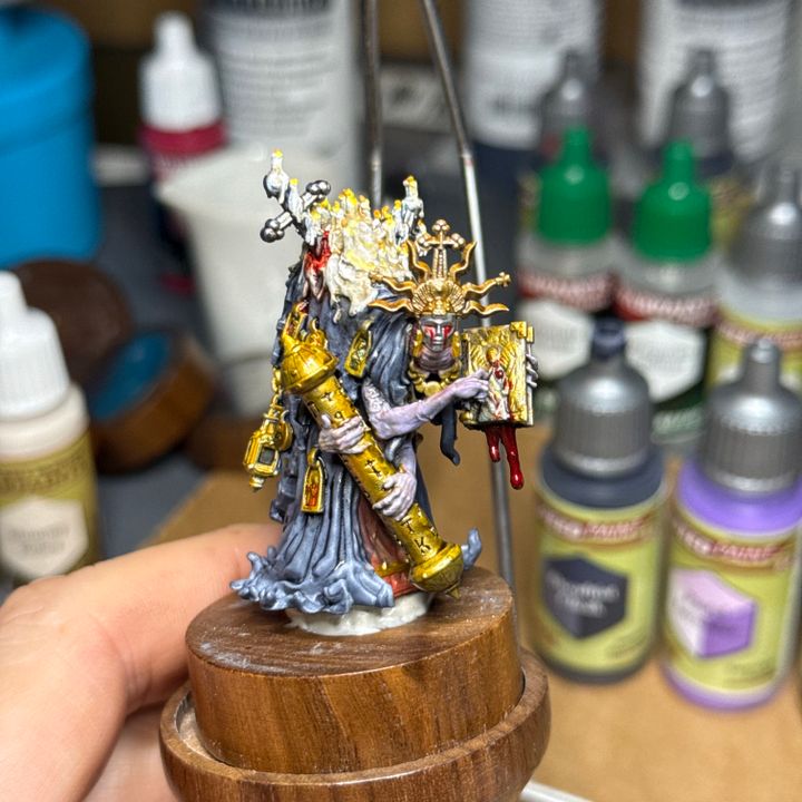 3D Print of Trench Crusade - Scripture Guardian - Mercenaries by Veraxus