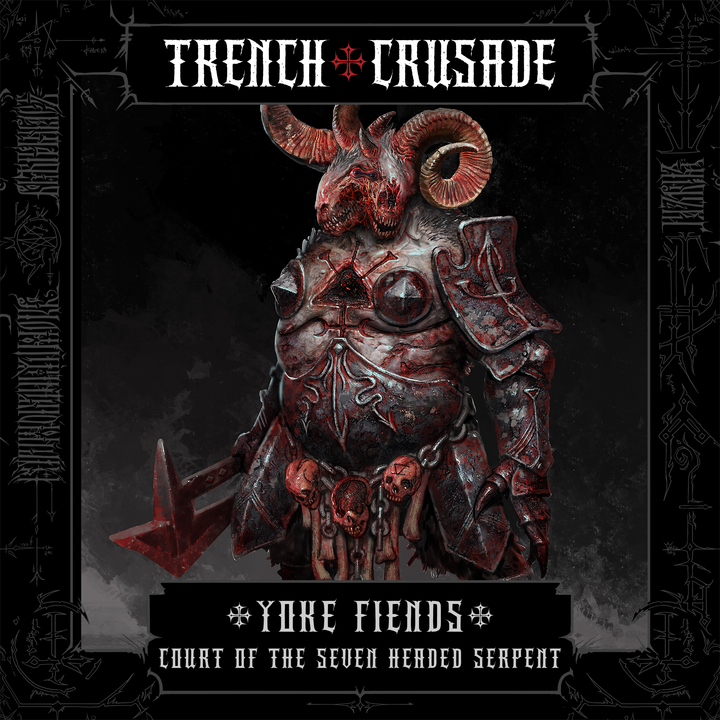 3D Printable Trench Crusade - Yoke Fiends - Court of the Seven Headed ...