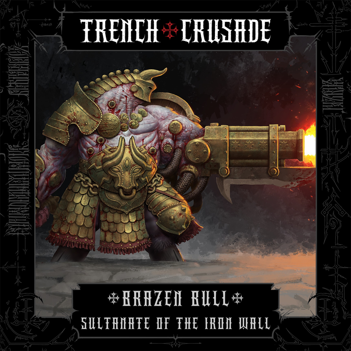 3D Printable Trench Crusade - Brazen Bull - Iron Sultanate by Factory ...
