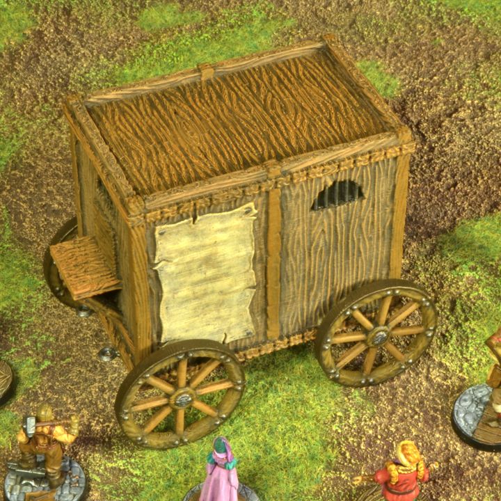 3D Printable Plague Cart by Dani Amengual