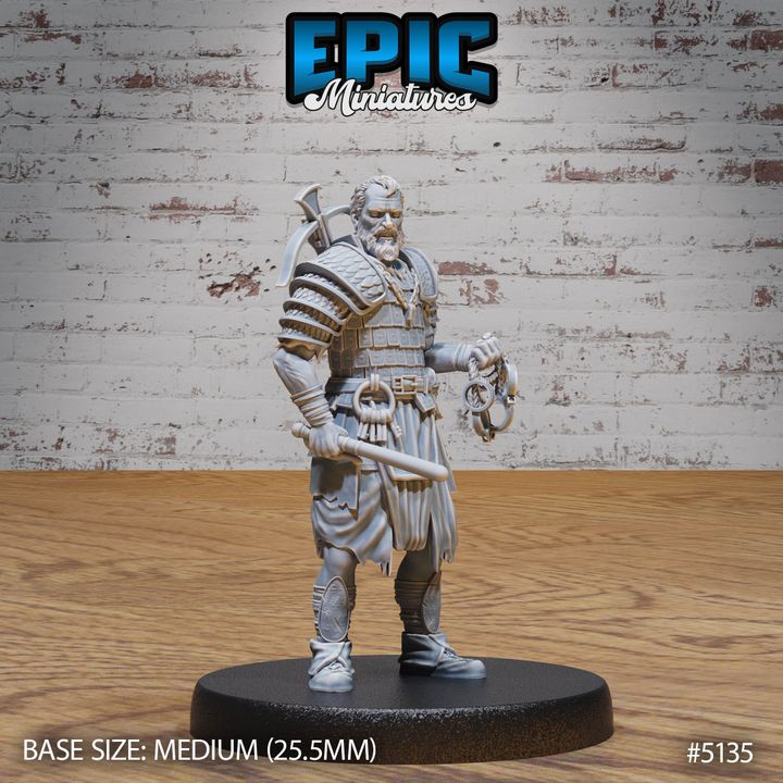 3D Printable Human Jailer / Prison Guard / Humanoid Keeper / Cage ...