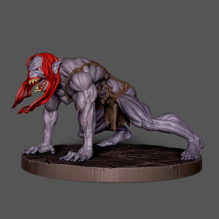 3D Printable the Witcher 3 Striga by Denis