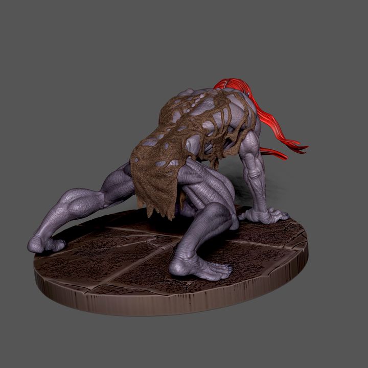 3D Printable the Witcher 3 Striga by Denis